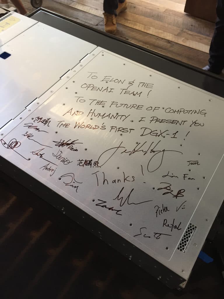 NVIDIA Brings DGX-1 AI Supercomputer in a Box to OpenAI | NVIDIA Blog