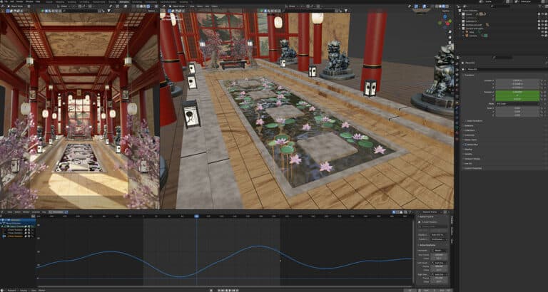 This Week ‘In the NVIDIA Studio’ Blender Fanatic Shares His Japanese-Inspired Scene | NVIDIA Blog