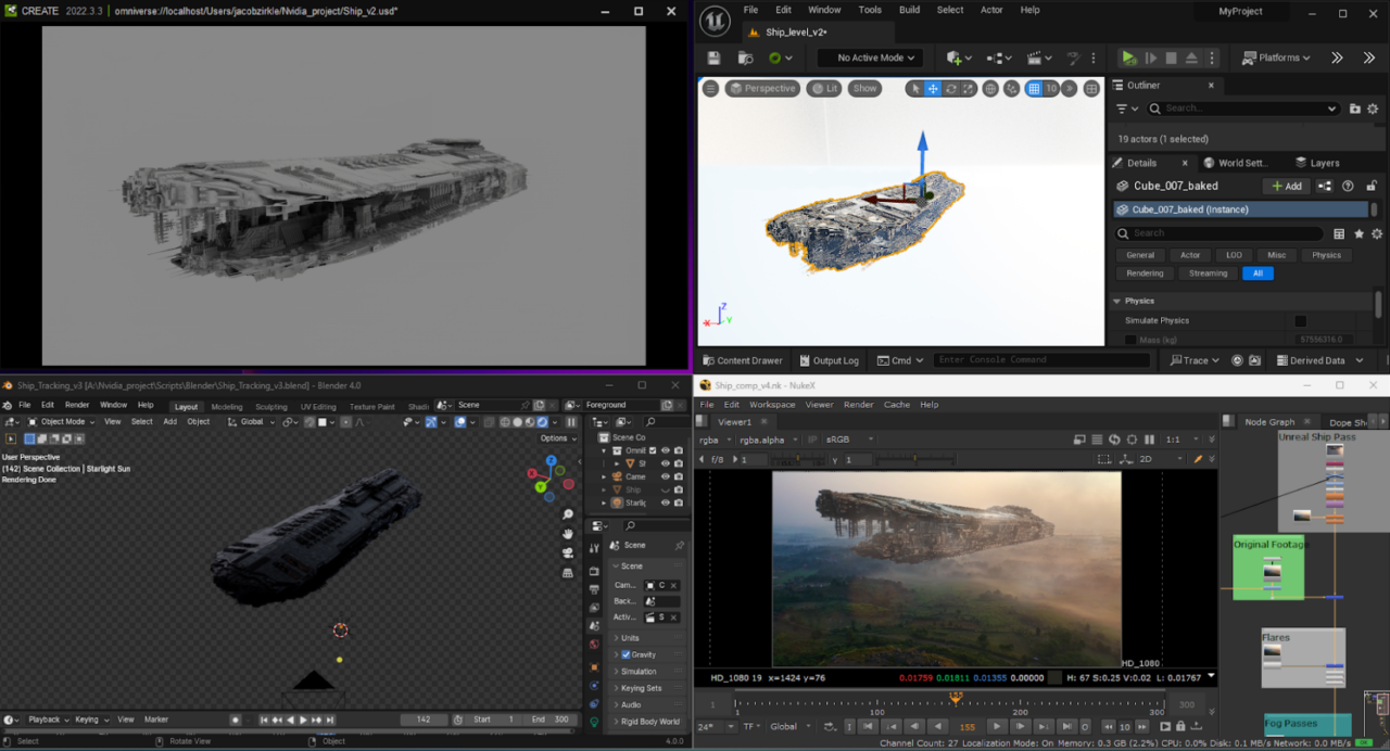 Nuke’s OpenUSD Enhancements Ring in a 3D Renaissance | NVIDIA Blog