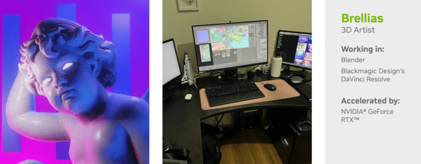 Starstruck: 3D Artist Brellias Brings Curiosity to Light | NVIDIA Blog