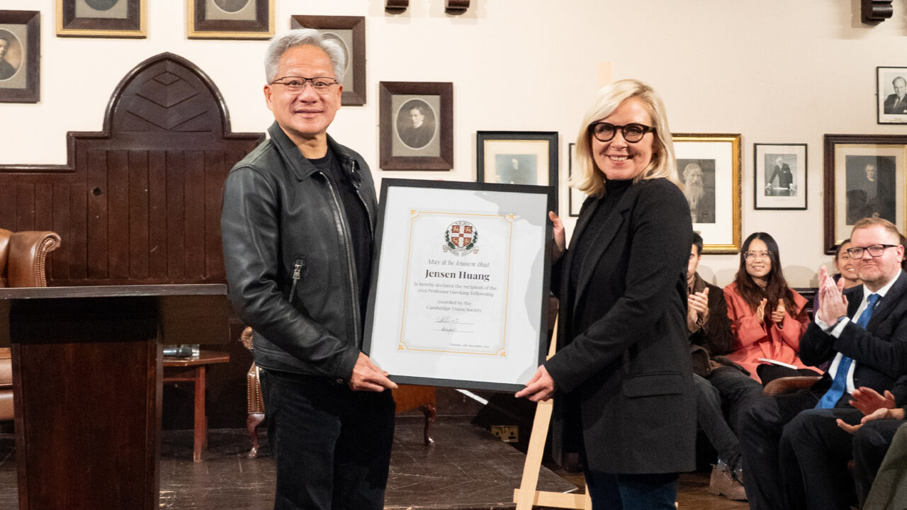 NVIDIA Founder and CEO Jensen Huang and Chief Scientist Bill Dally ...