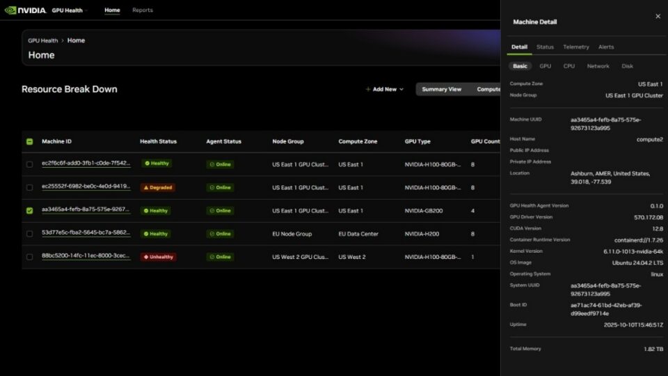 Opt-In NVIDIA Software Enables Data Center Fleet Management | NVIDIA Blog