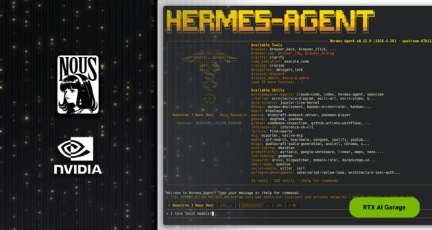 Hermes Unlocks Self-Improving AI Agents, Powered by NVIDIA RTX PCs and ...